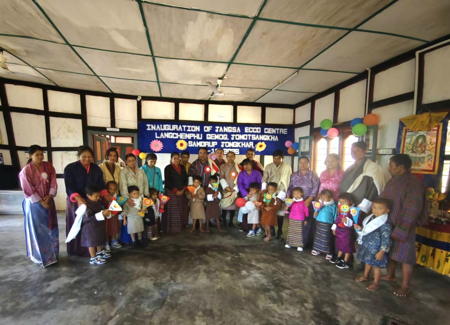 Inauguration of Jangsa ECCD – Dzongkhag Administration, Samdrup Jongkhar
